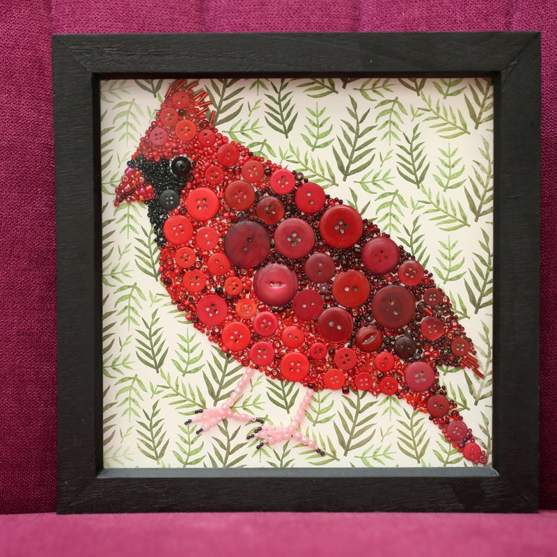 Button Mosaic - Etsy