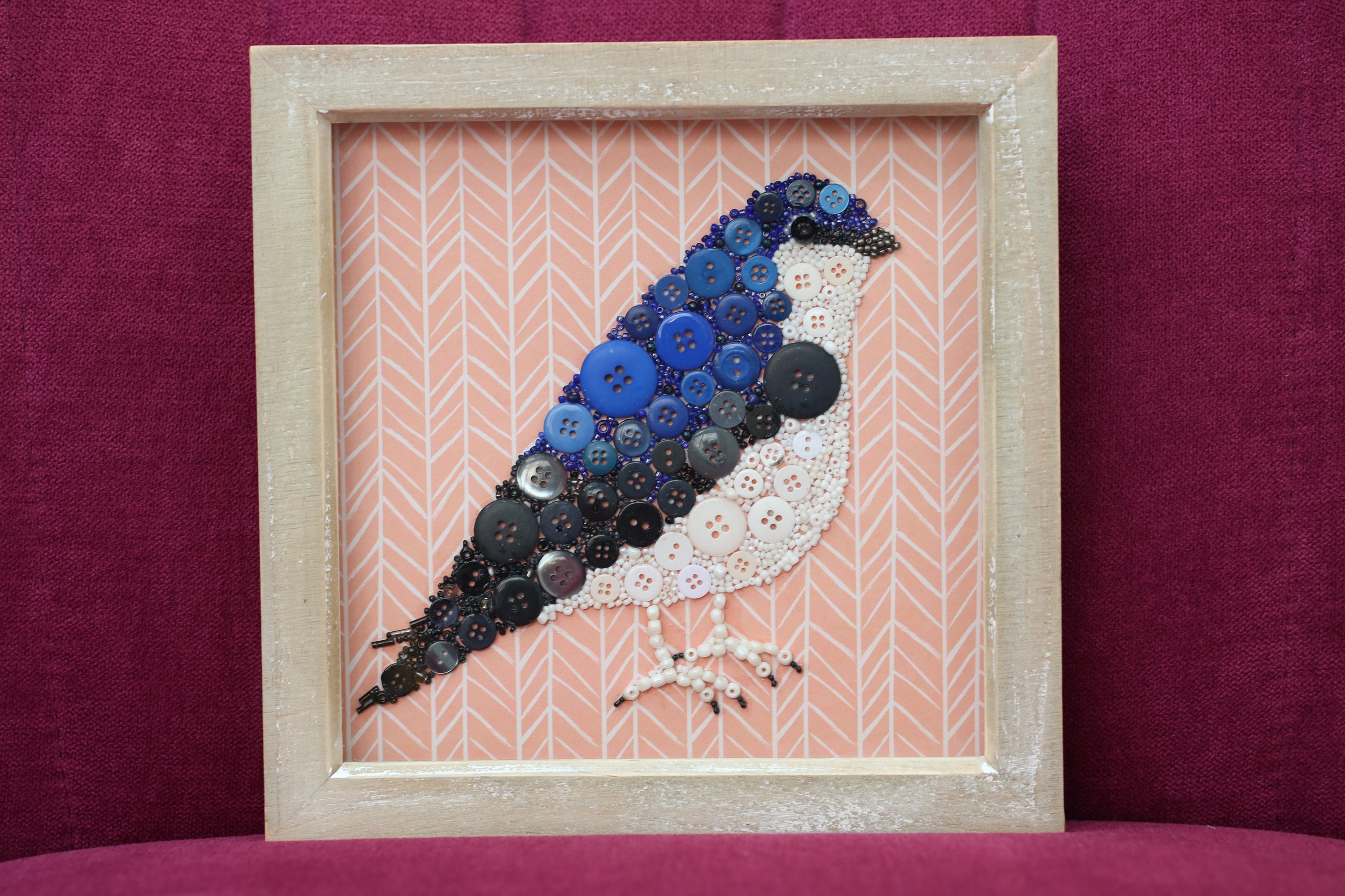 Unique House Martin Button Bird Art Mosaic. Original Wall Art - Etsy UK