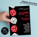 Dice Board Games Birthday Party Invitation Editable Digital Download ...