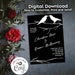 Raven Crows Gothic Wedding Invitation Editable Digital Download ...
