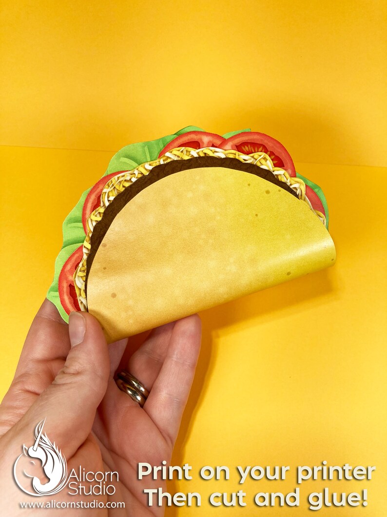 Printable Taco Banner 3D File Mexican Fiesta Party Decor - Etsy