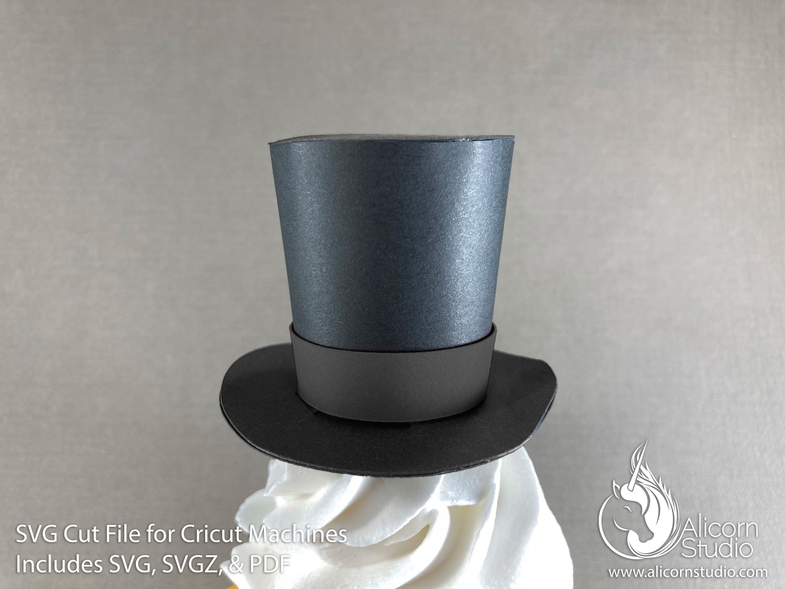 3D Paper Abraham Lincoln Top Hat SVG File Cut File for Cricut - Etsy