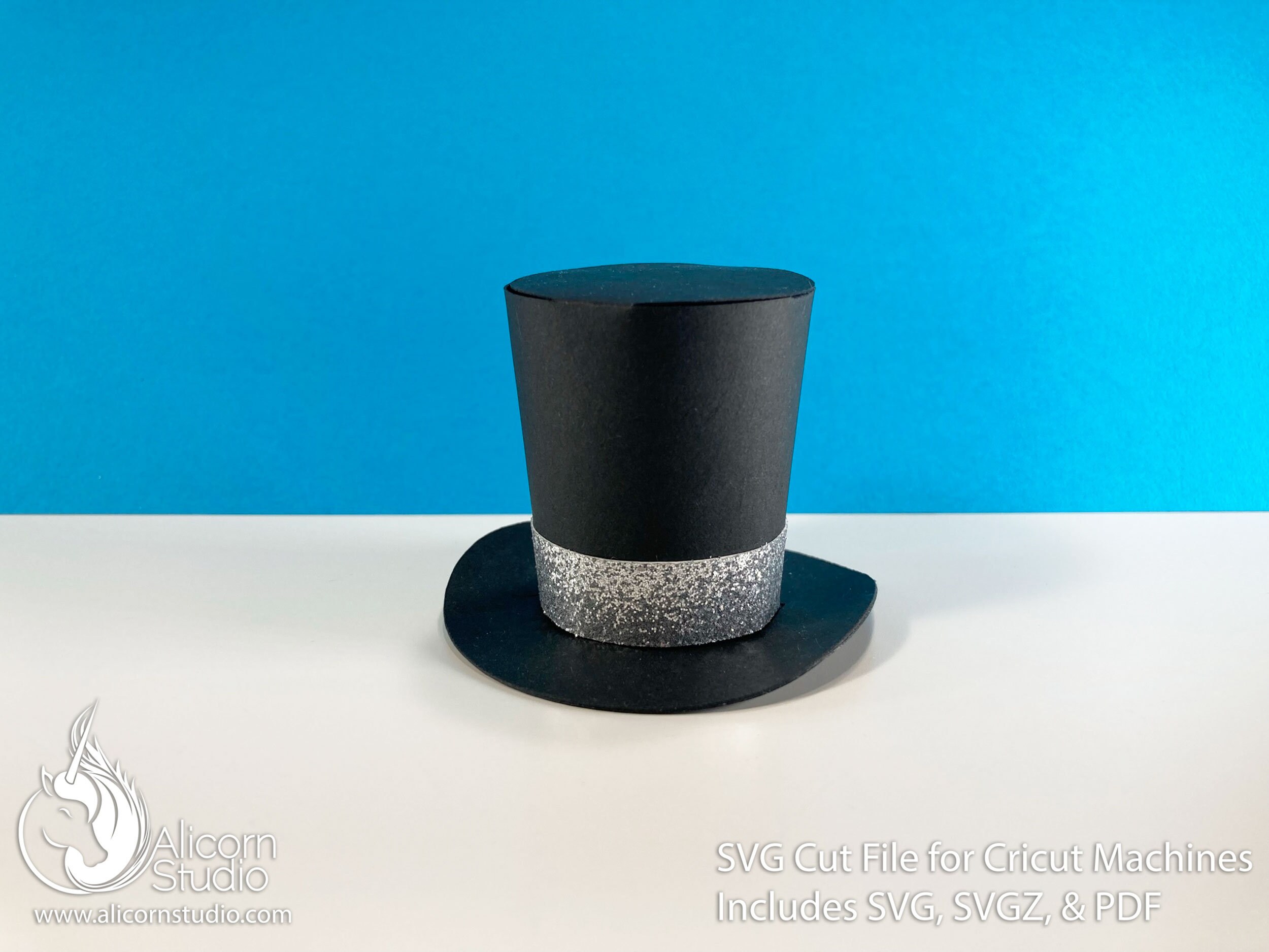 Cricut Top Hat SVG File Cut File Paper Cupcake Topper Circus Magic ...