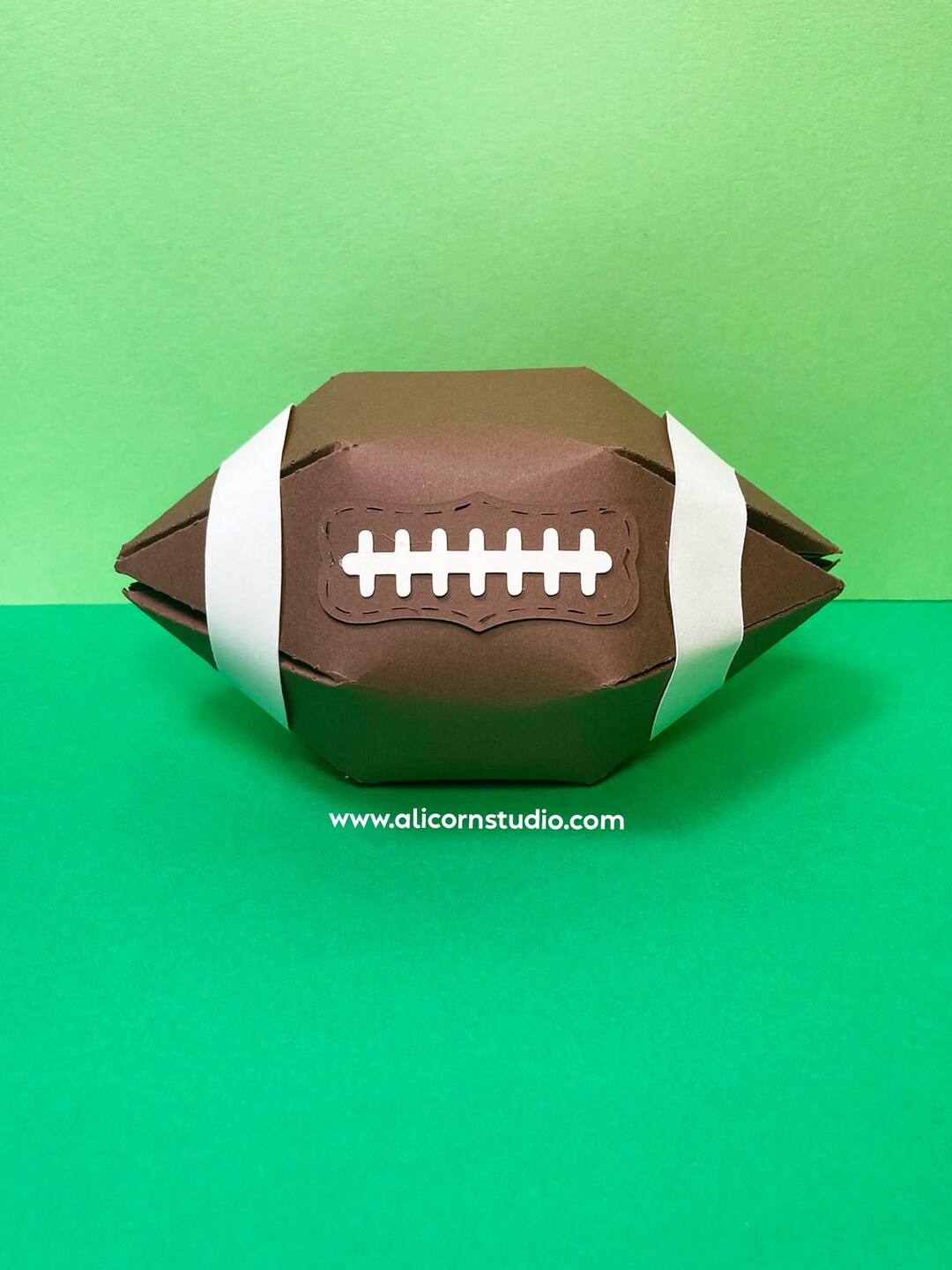 Cricut Football Favor Box SVG Cut File Sports Party Big Game - Etsy