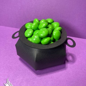 3D Paper Witch Cauldron SVG File Cut File for Cricut Favor Treat ...