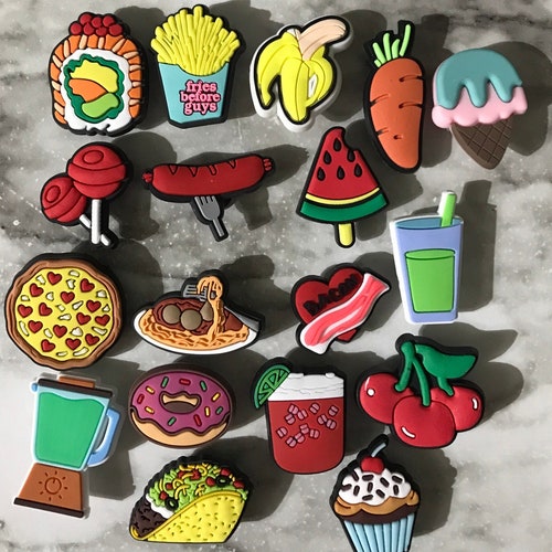 New Trending Food Charms for Your Crocs Croc Compatible Fried - Etsy