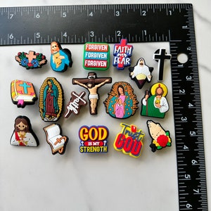 Catholic Charms for Crocs, Jesus Themed Shoe Charms, Christ Charms ...