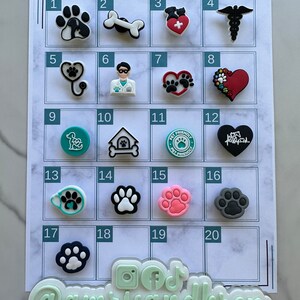 New Popular Vet Tech Shoe Charms for Your Crocs, Popular Veterinarian ...