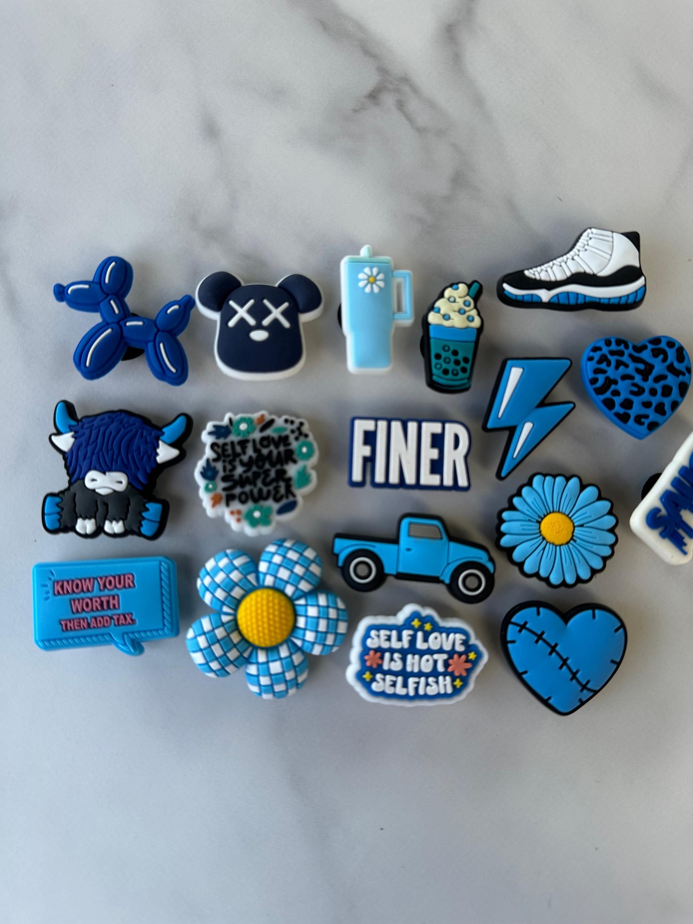 Blue Croc Compatible Charms - Flowers, Cow, Hearts & More - Etsy