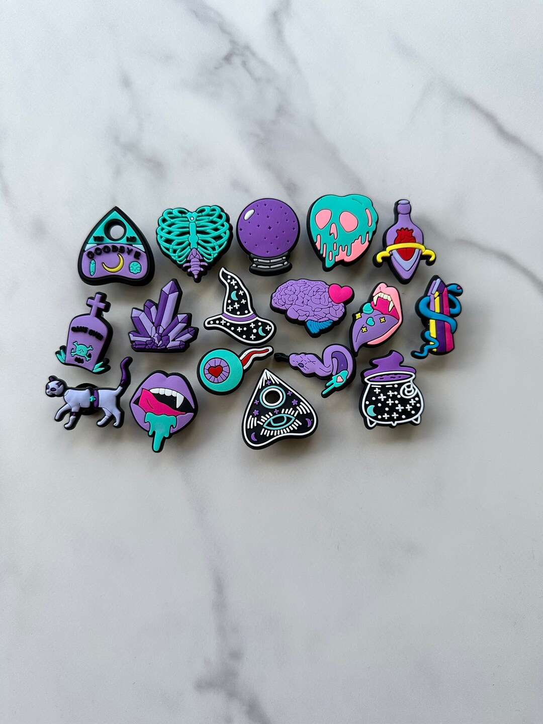 Witch Themed Croc Compatible Shoe Charms, Trending Magic Clog Charms ...