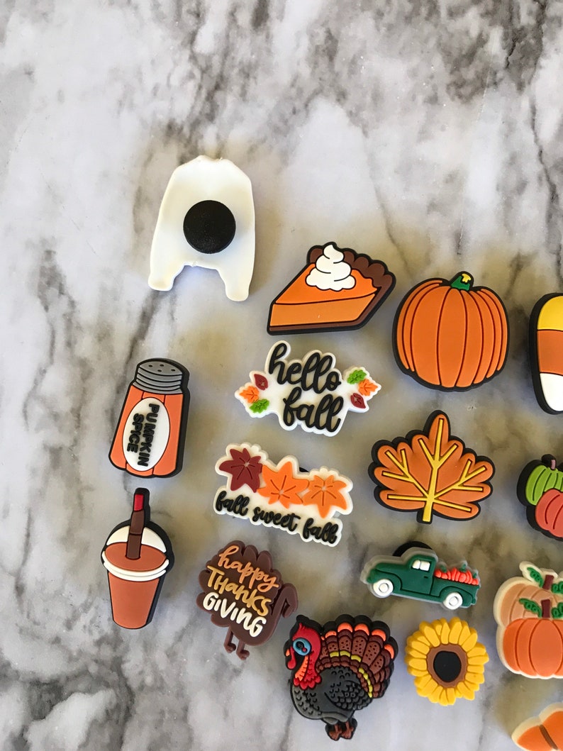 New Trending Fall Shoe Charms for Your Crocs Popular Autumn - Etsy