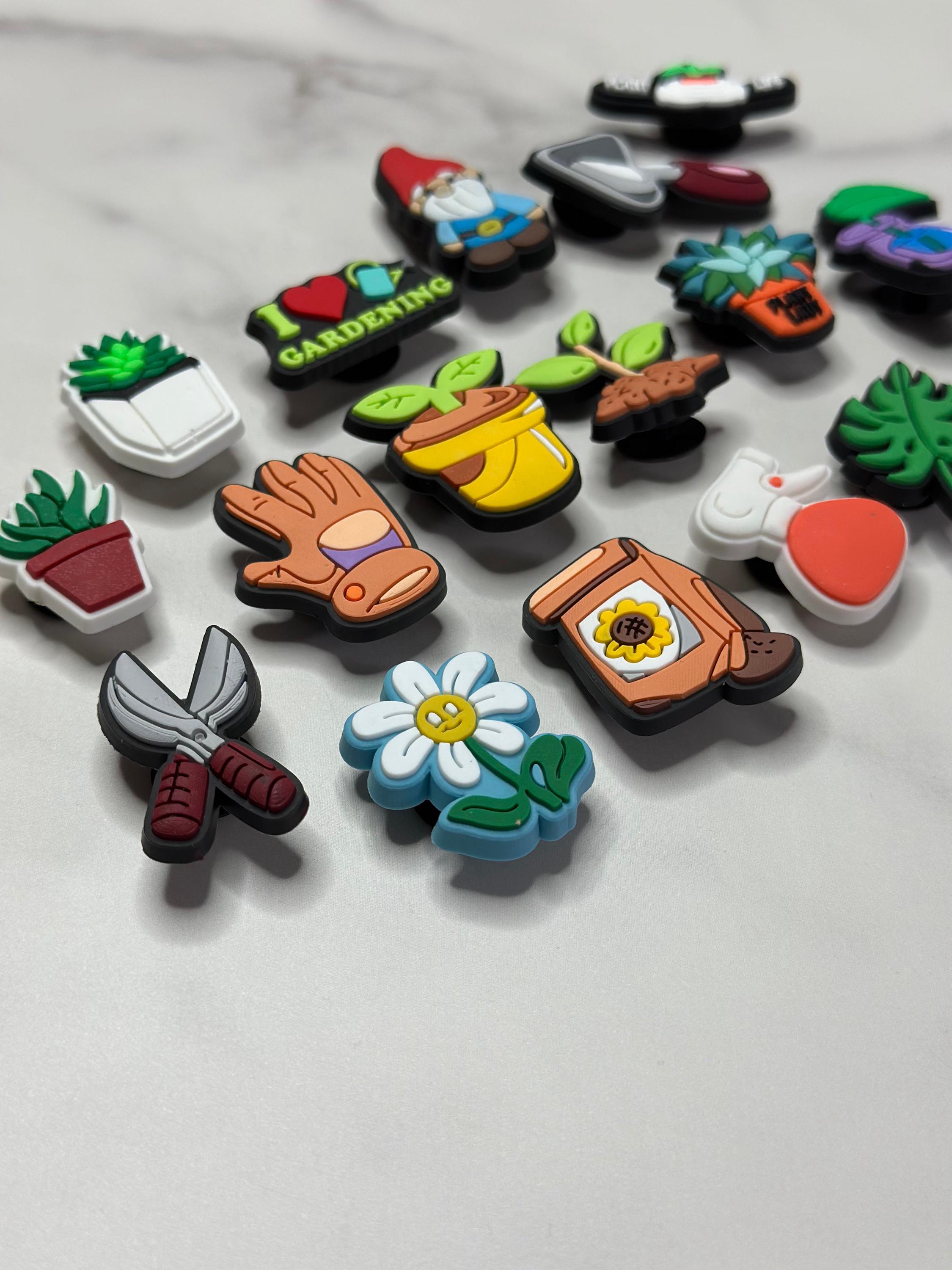 Plant Lover Charms for Crocs, Gardening Croc Compatible Shoe Charms ...