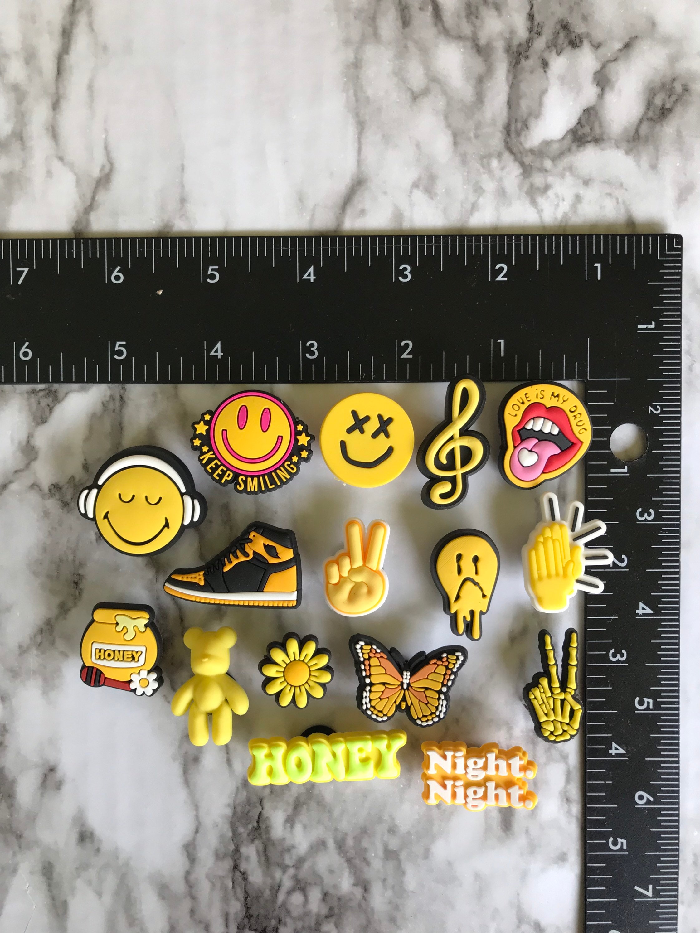 New Popular Yellow Smiley Face Shoe Charms for Your Crocs - Etsy