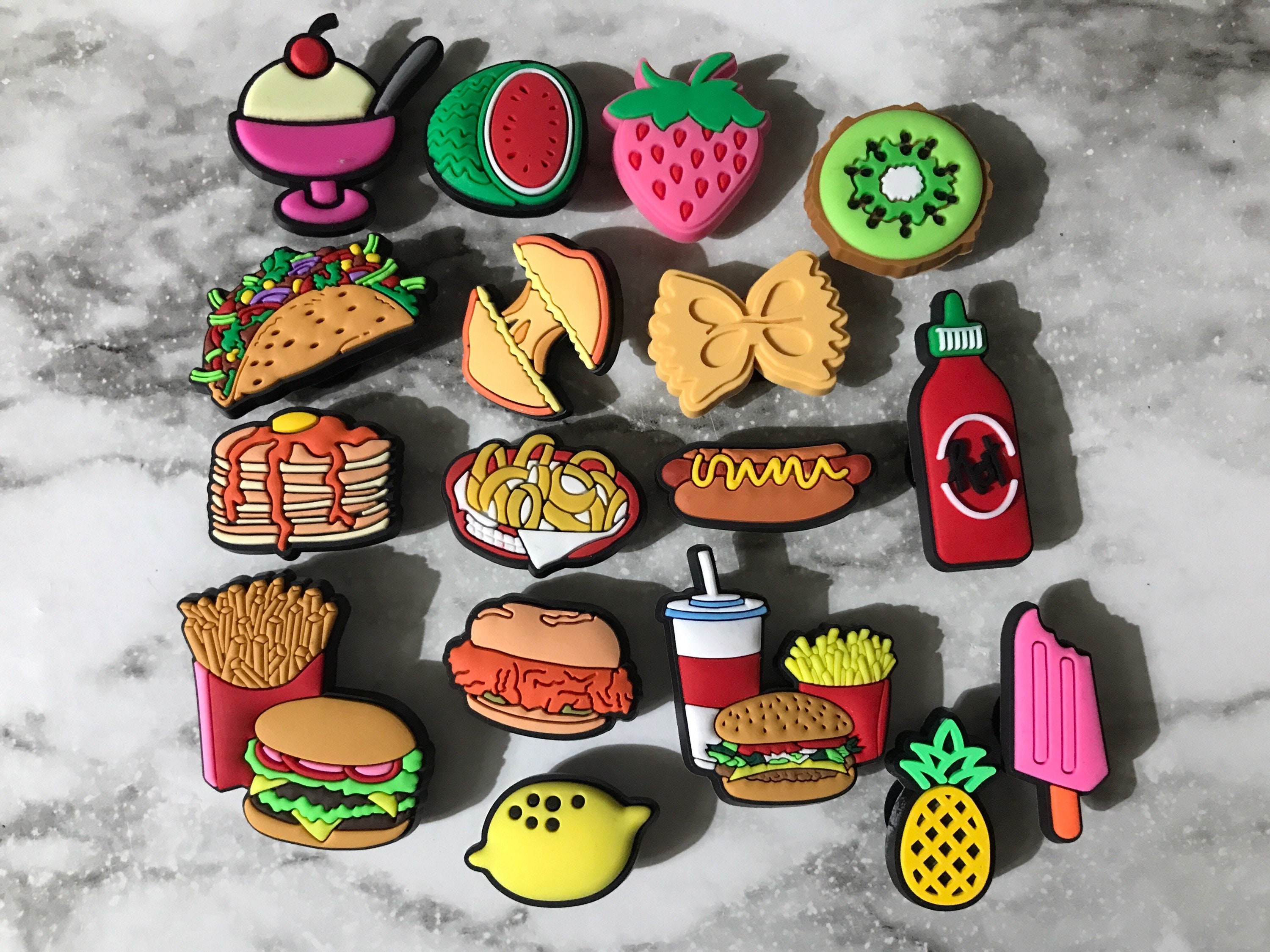 New Trending Food Charms for Your Crocs Croc Compatible Fried - Etsy