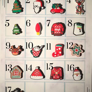 New Christmas Themed Shoe Charms for Your Crocs, Red and Green Holiday ...