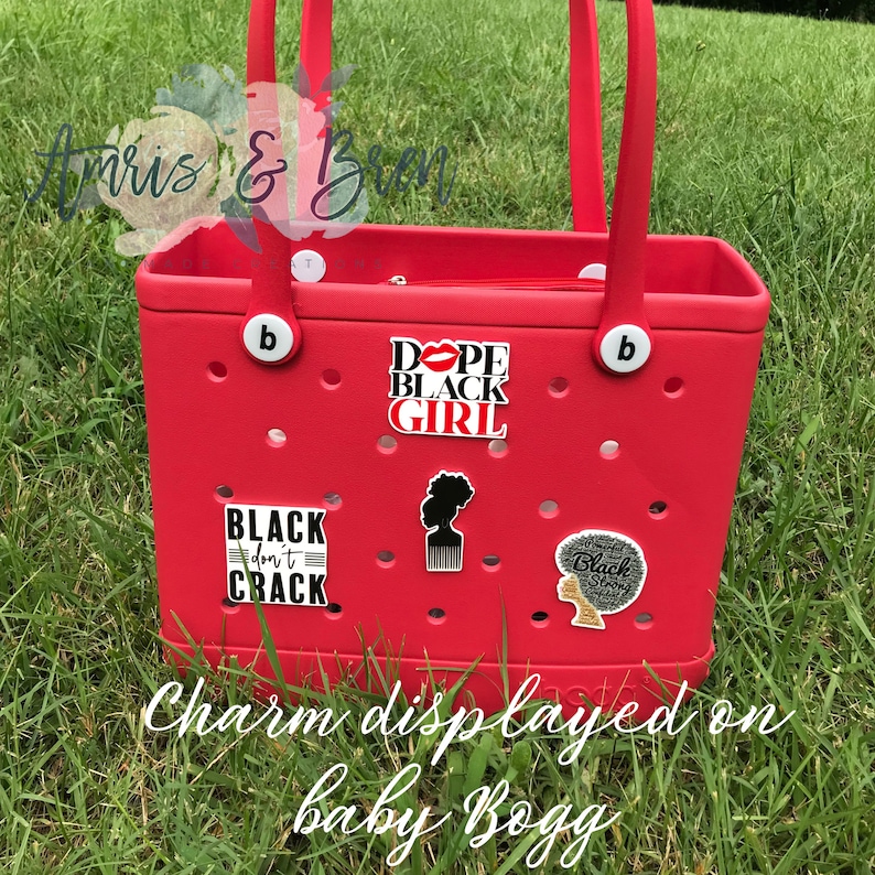 Dope Black Girl Purse Charms for Your Bogg Bag, Original and Baby Bogg ...