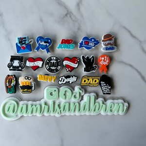 Croc Compatible Charms for Dads, Croc Compatible Charms for Men ...
