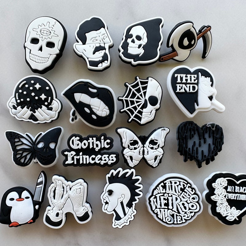 Goth Jibbitz - Etsy