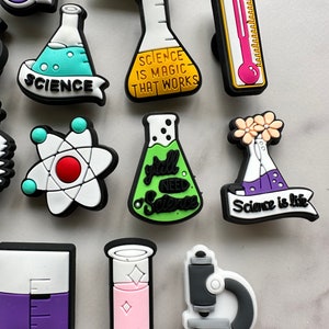 New Science Themed Shoe Charms for Crocs, Croc Compatible Shoe Charms ...
