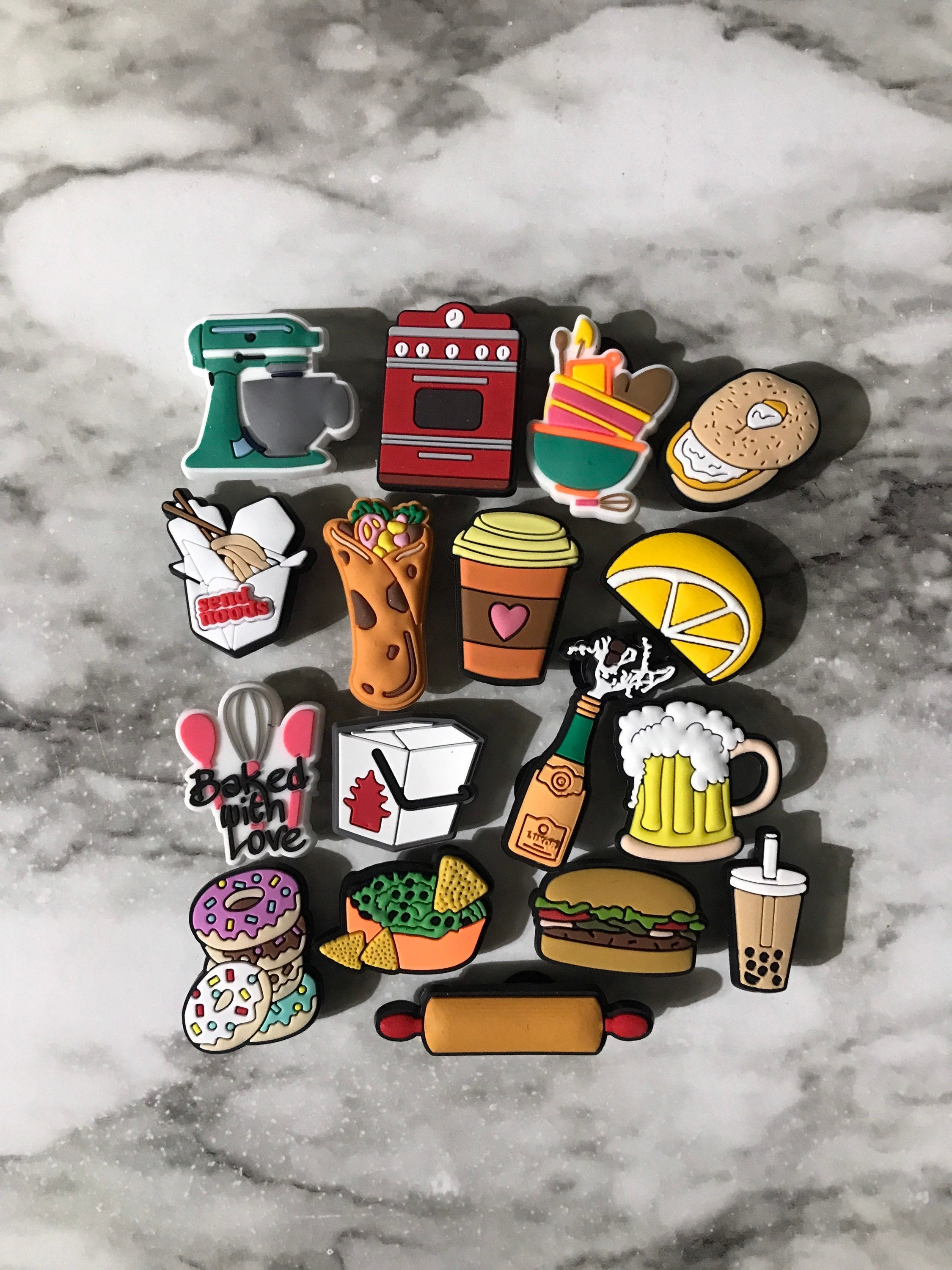 Croc Compatible Trending Food Charms for Clogs - Etsy