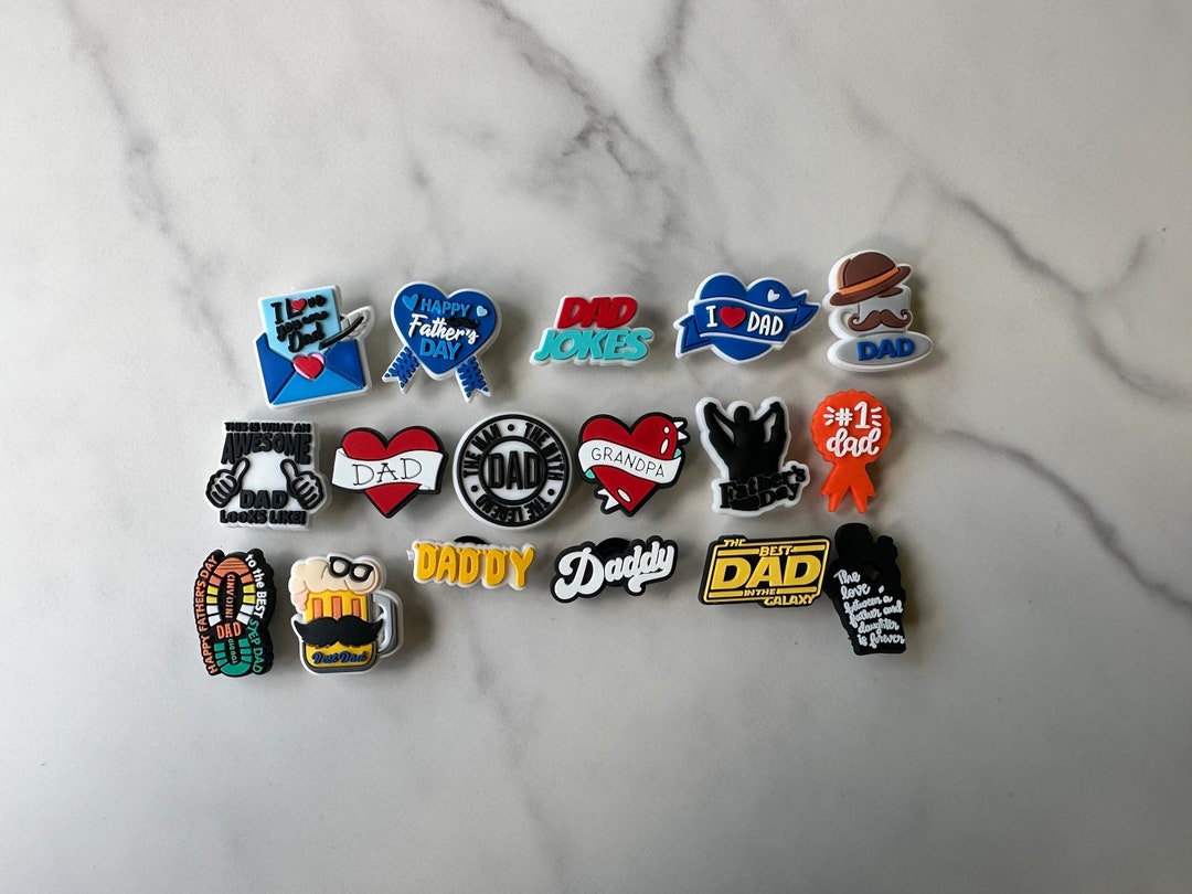 Croc Compatible Charms for Dads, Croc Compatible Charms for Men ...