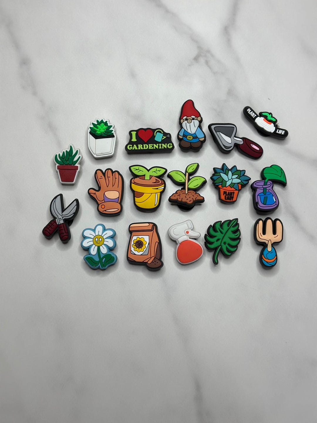 Plant Lover Charms for Crocs, Gardening Croc Compatible Shoe Charms ...