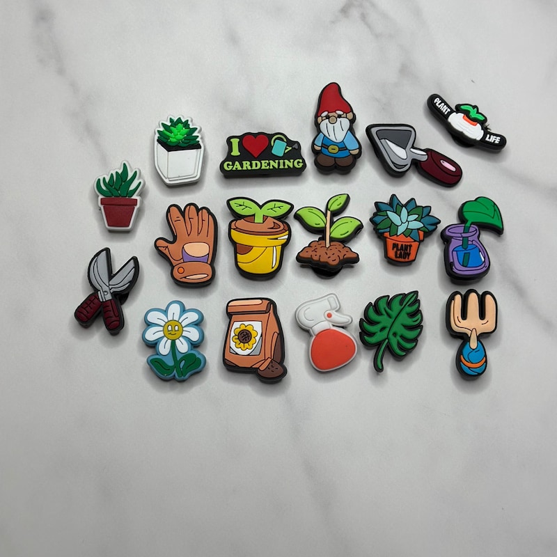 Croc Charms Flower Plant - Etsy