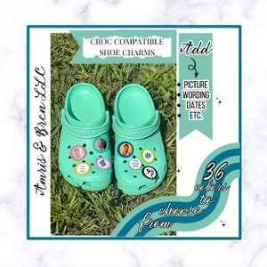 Customizable Picture Shoe Charm, Custom Croc Compatible Shoe Charm ...