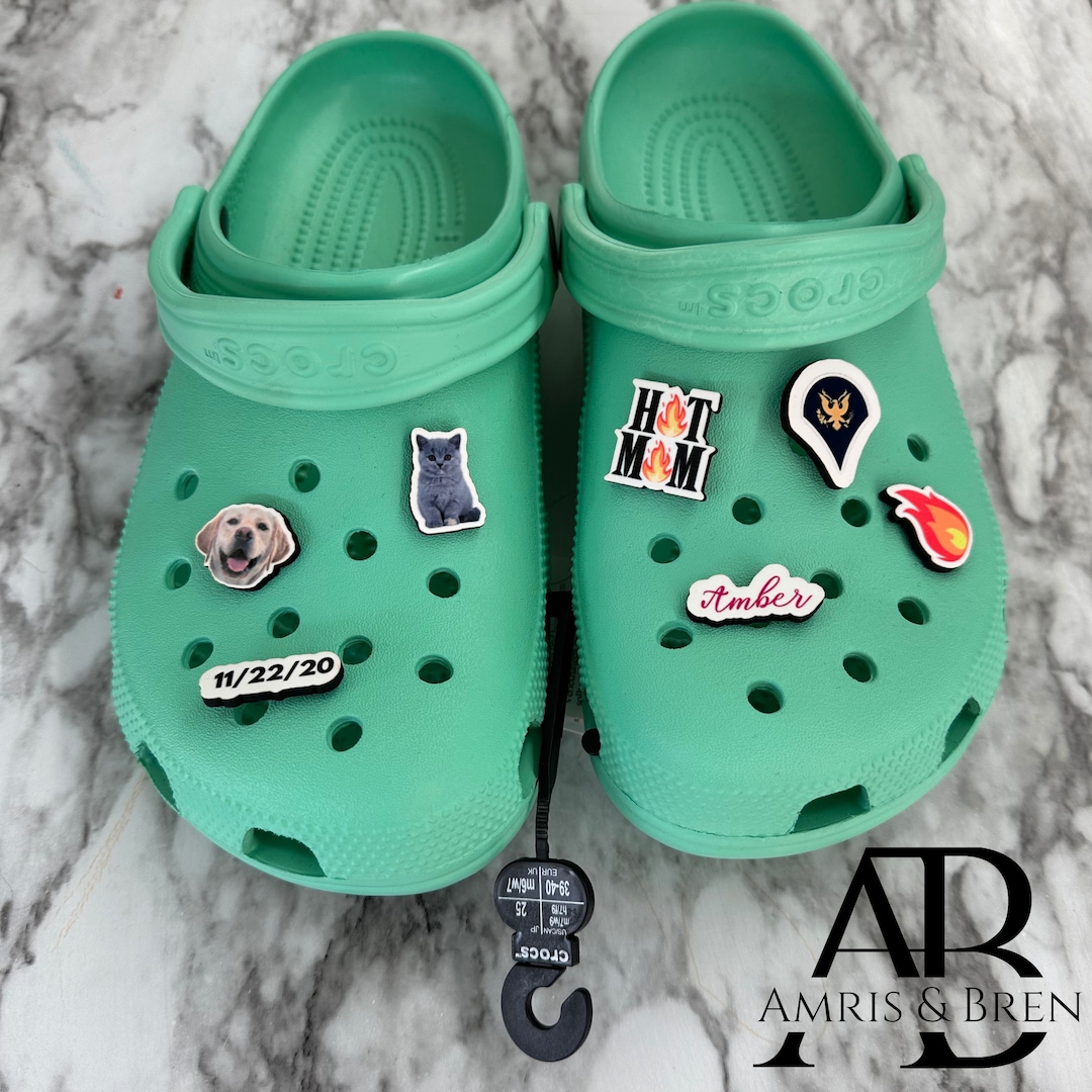 Croc Compatible Custom Design Shoe Charms, Picture Charms, Custom Name ...