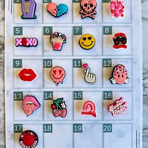 Croc Compatible Heart Shoe Charms, Love Themed Charms for Your Crocs ...