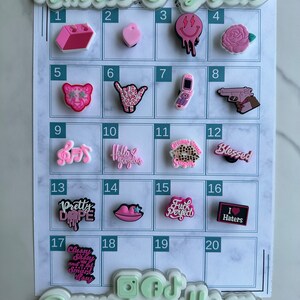 Croc Compatible Pink Smiley Face Shoe Charms, Music Notes Shoe Charm ...