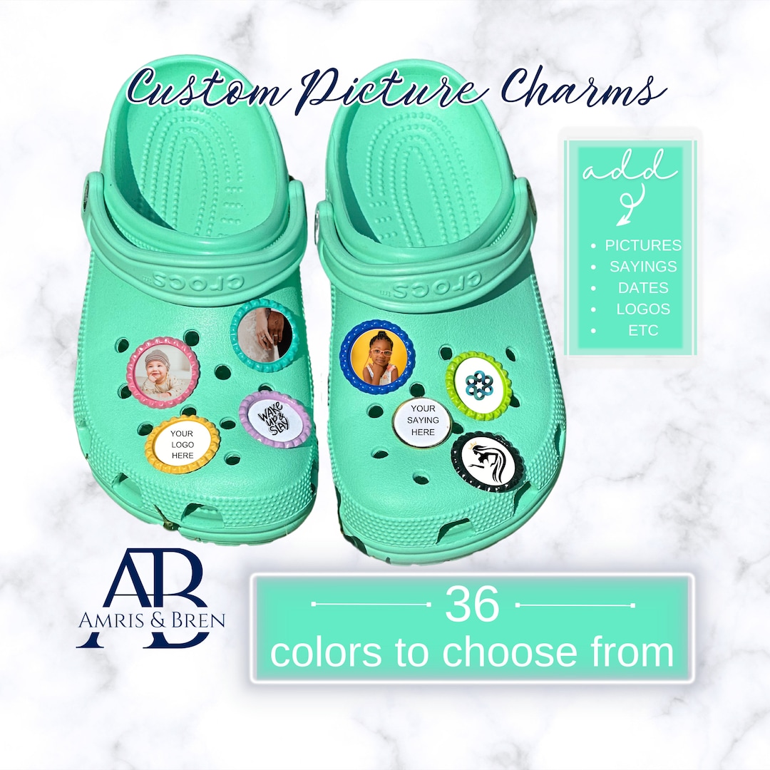 Customizable Picture Shoe Charm, Custom Croc Compatible Shoe Charm ...