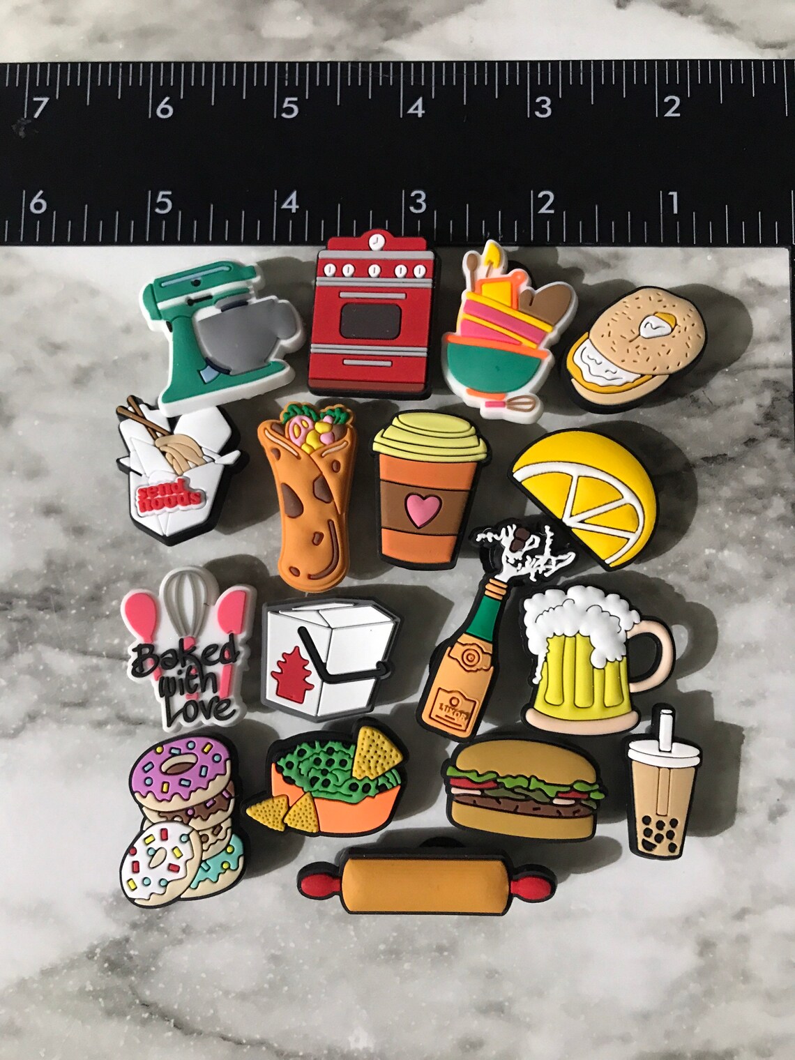 Croc Compatible Trending Food Charms for Clogs - Etsy