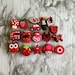 Red Shoe Charms Croc Compatible Charms Pvc Shoe Charms - Etsy