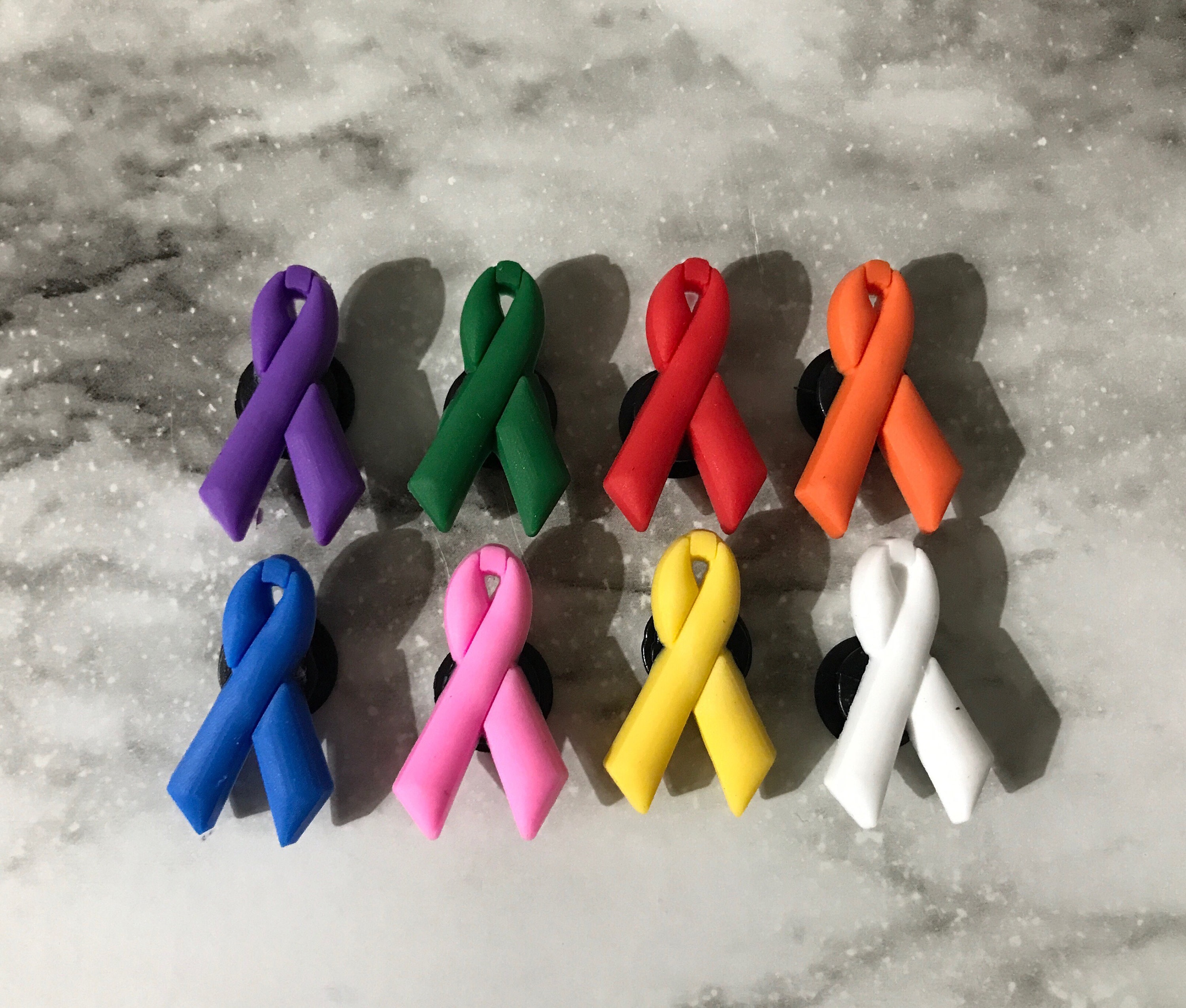 New Awareness Ribbon for Your Crocs Croc Compatible Awareness - Etsy