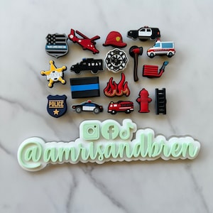 Police Themed Charms for Your Crocs, Sheriff Star Charm for Crocs, Croc ...