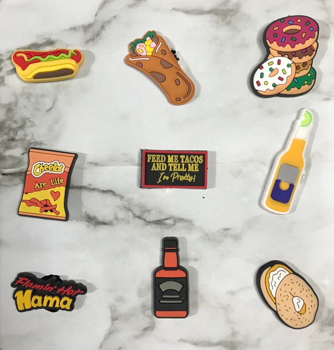 Croc Compatible Trending Food Charms For Clogs | Etsy