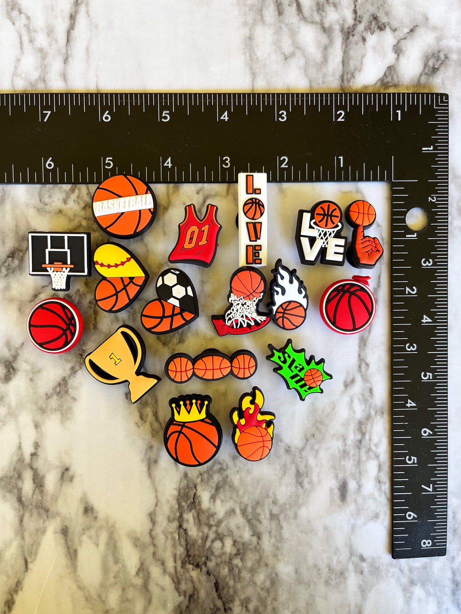 New Charms for Crocs Basketball Themed Shoe Charms - Etsy