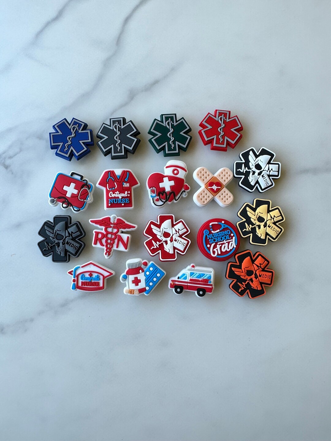 MEDIC Shoe Charms for Your Crocs, Croc Compatible Shoe Charms for ...