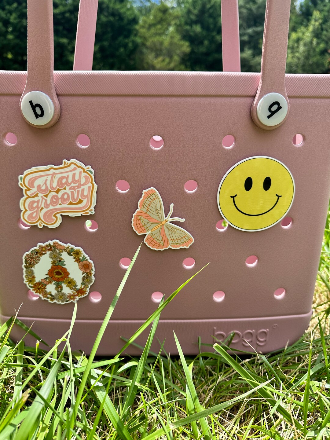70’s Themed Charms for Your Bogg Bag, Stay Groovy Charm for Bogg Bag ...