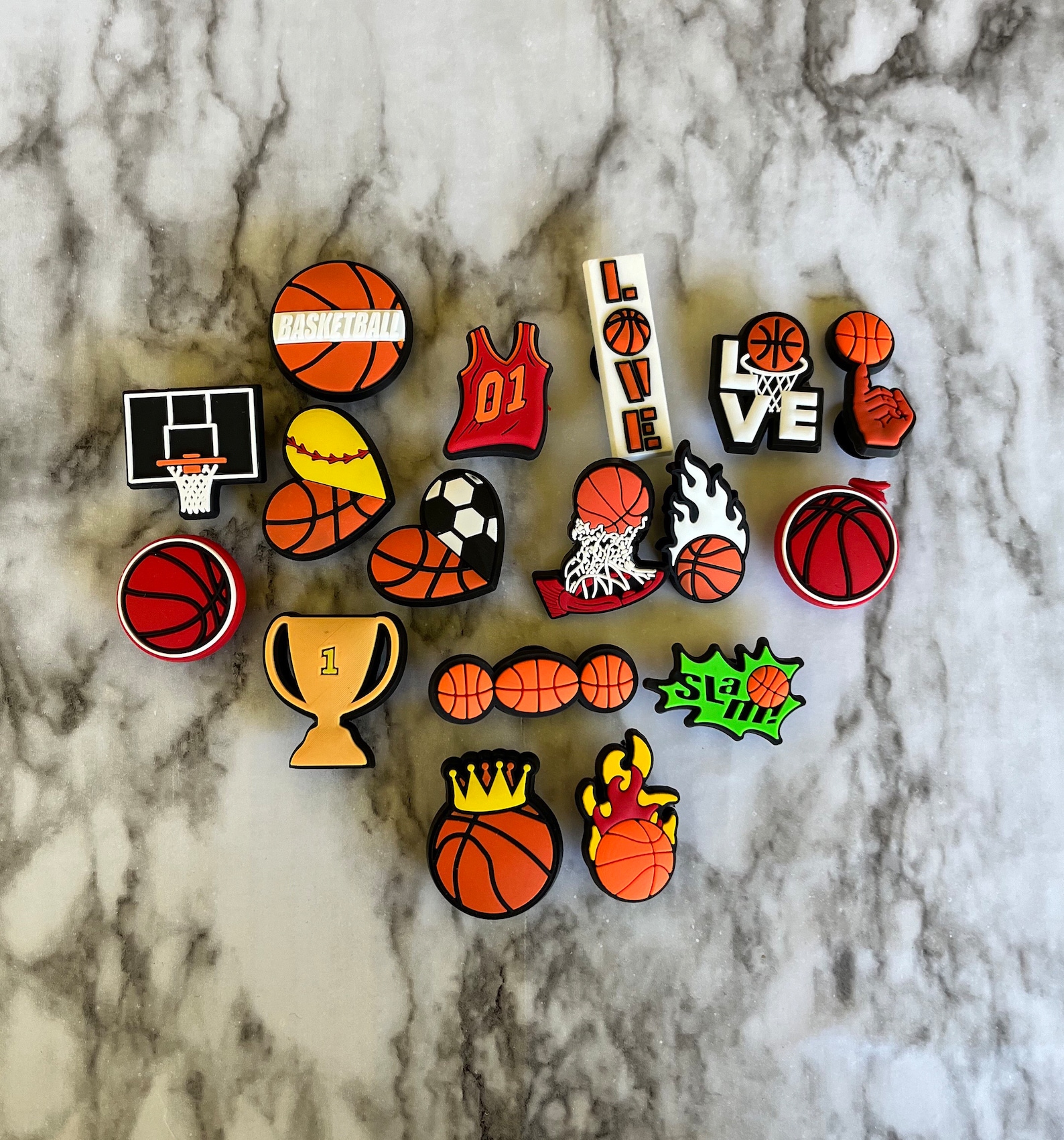 New Charms for Crocs Basketball Themed Shoe Charms - Etsy