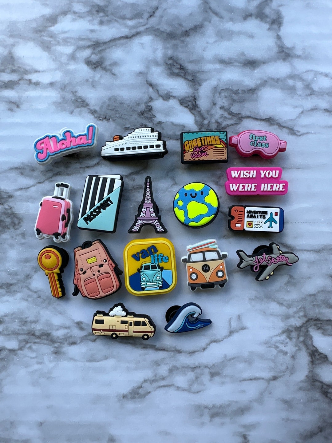 Travel Charms, Croc Compatible Travel Charms, Cruise Ship Charm, Rv ...