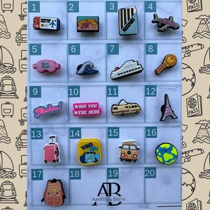 Travel Charms, Croc Compatible Travel Charms, Cruise Ship Charm, Rv ...