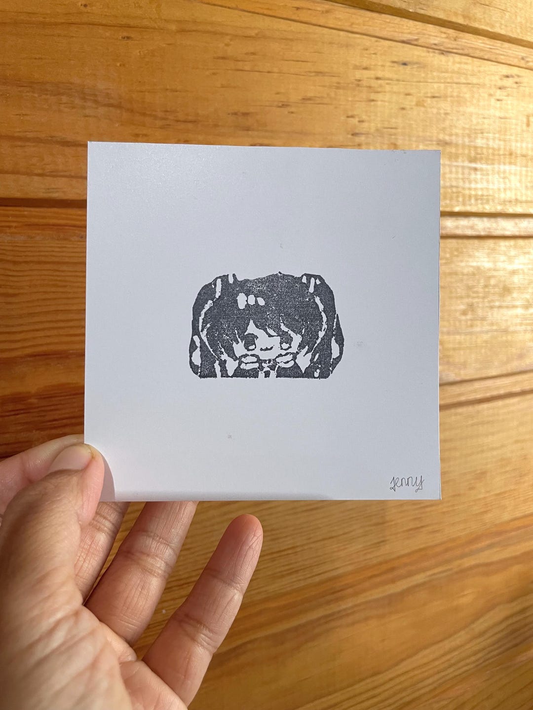 Mini Linocut Prints | Eraser Stamp | Block Prints | Fanart Prints | DIY ...