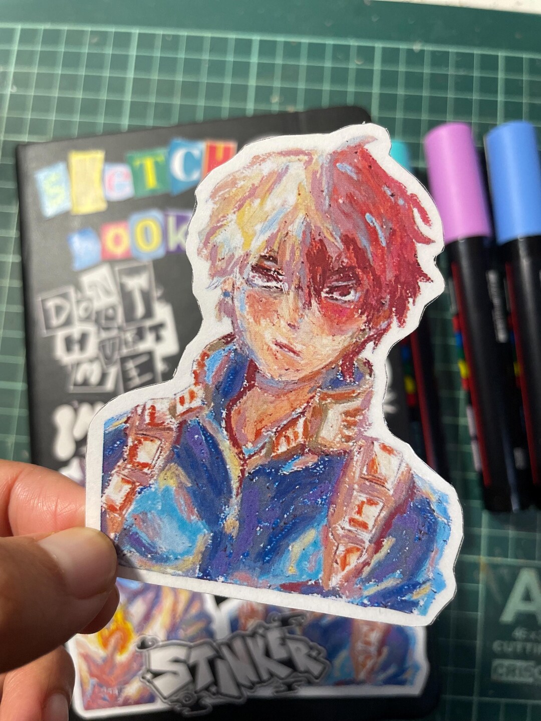 Fanart Stickers My Hero Academy | Stickers Fanart | Glossy Stickers ...