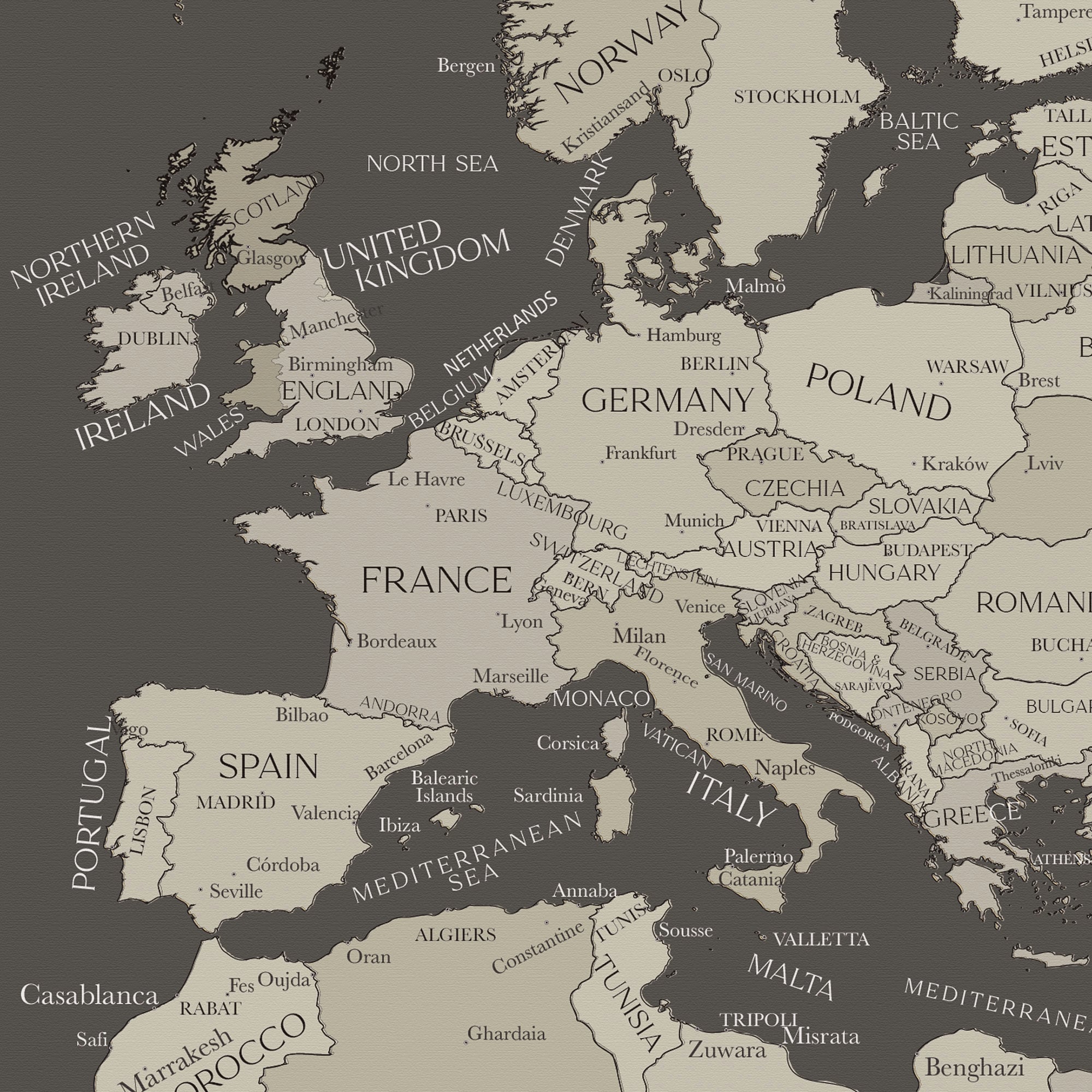 Extra Large World Map Push Pin Minimalist Personalized - Etsy