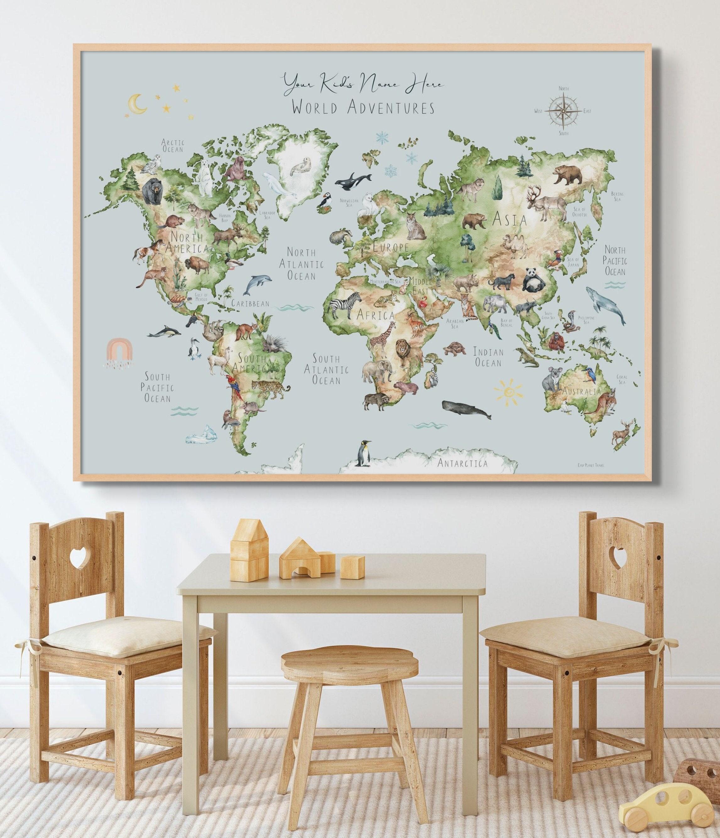 Bering Strait Map For Kids