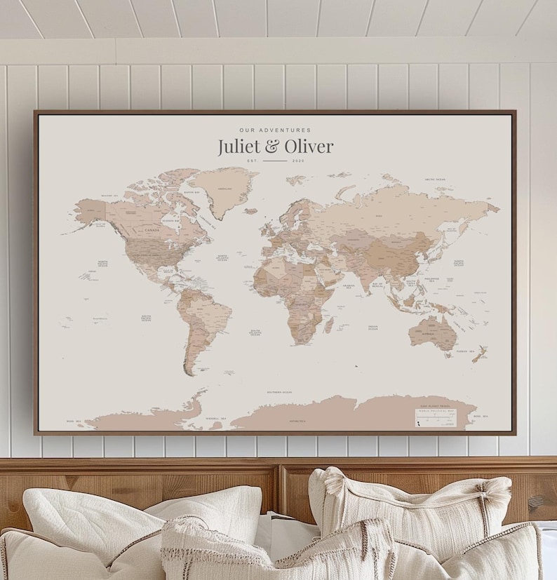Push Pin Travel Map World Map Pin Board Travel Tracker Push Pin Custom ...