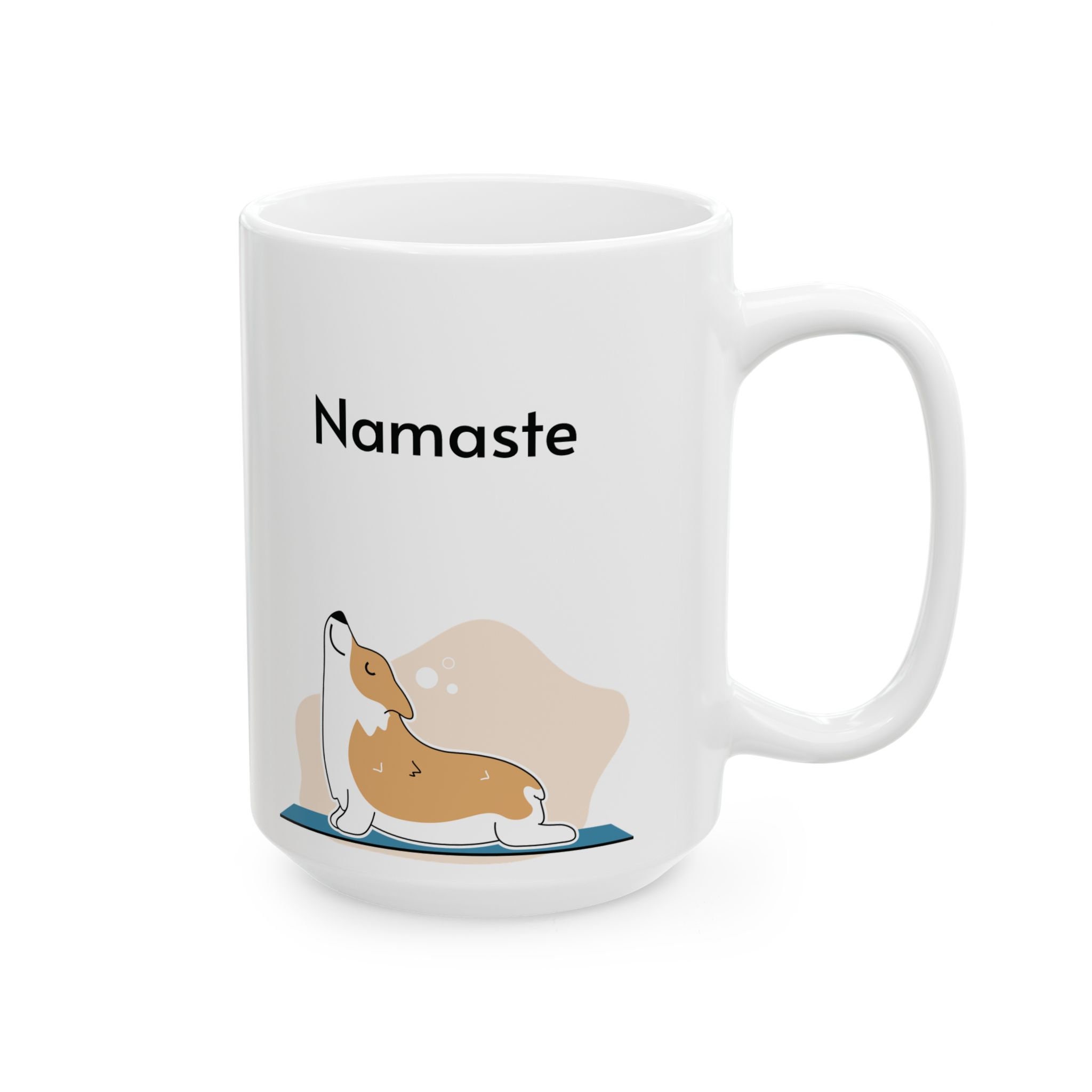 Ceramic Mug NAMASTE 11oz, 15oz - Etsy