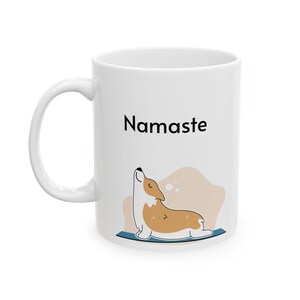 Ceramic Mug NAMASTE 11oz, 15oz - Etsy